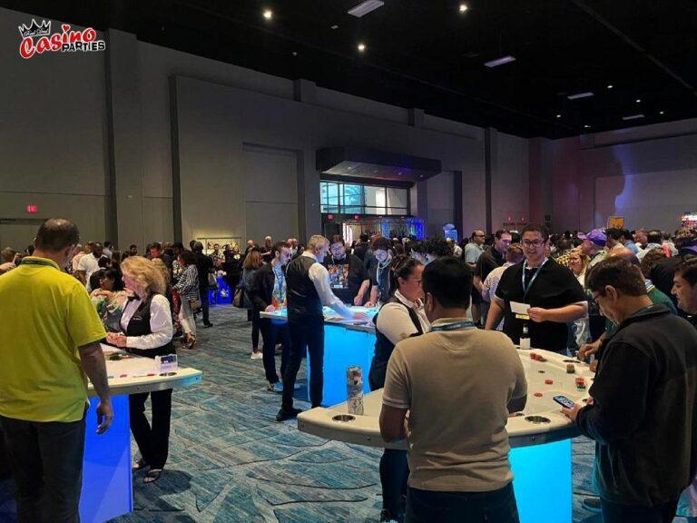 LED Casino Tables - Florida - Real Deal Casino Parties